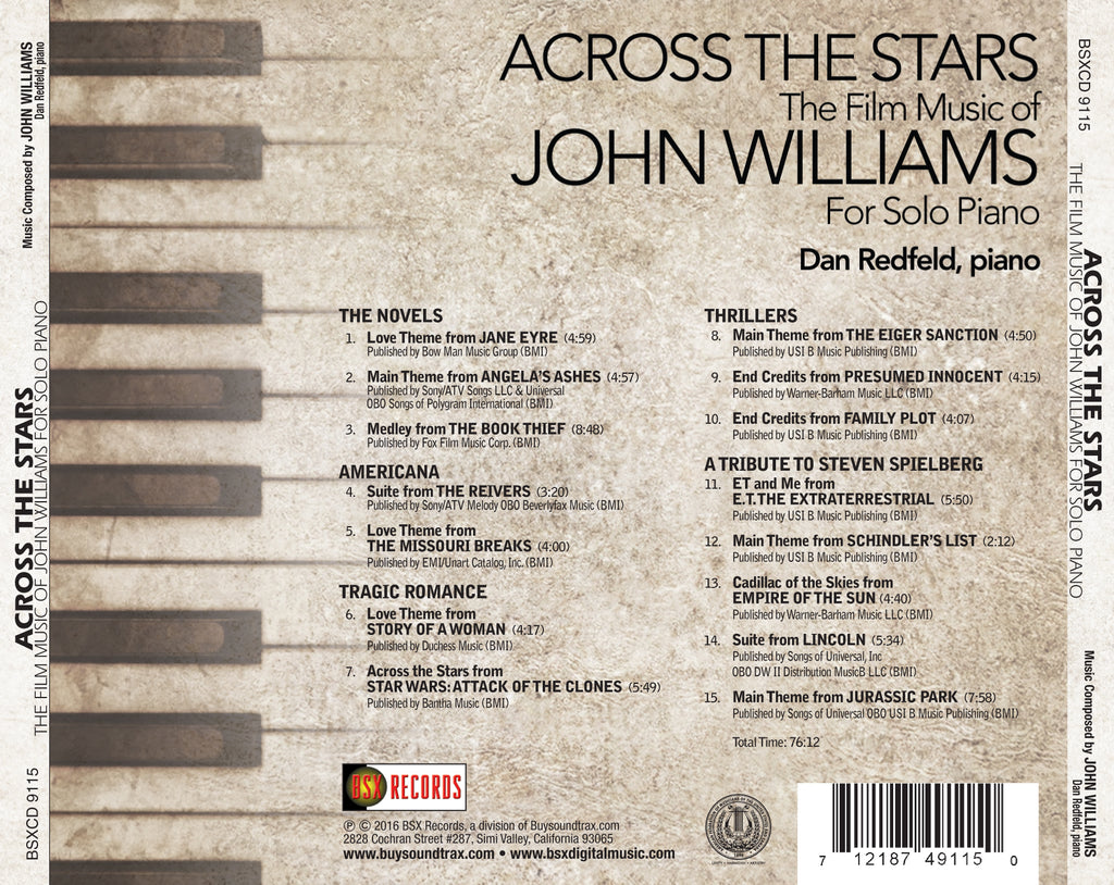 john williams romance